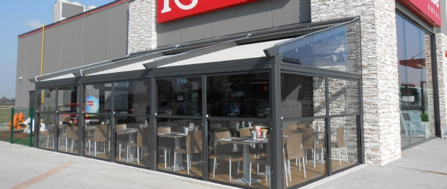 Wind Breakers | Glass Wind Breakers | Banners | Lamdablinds